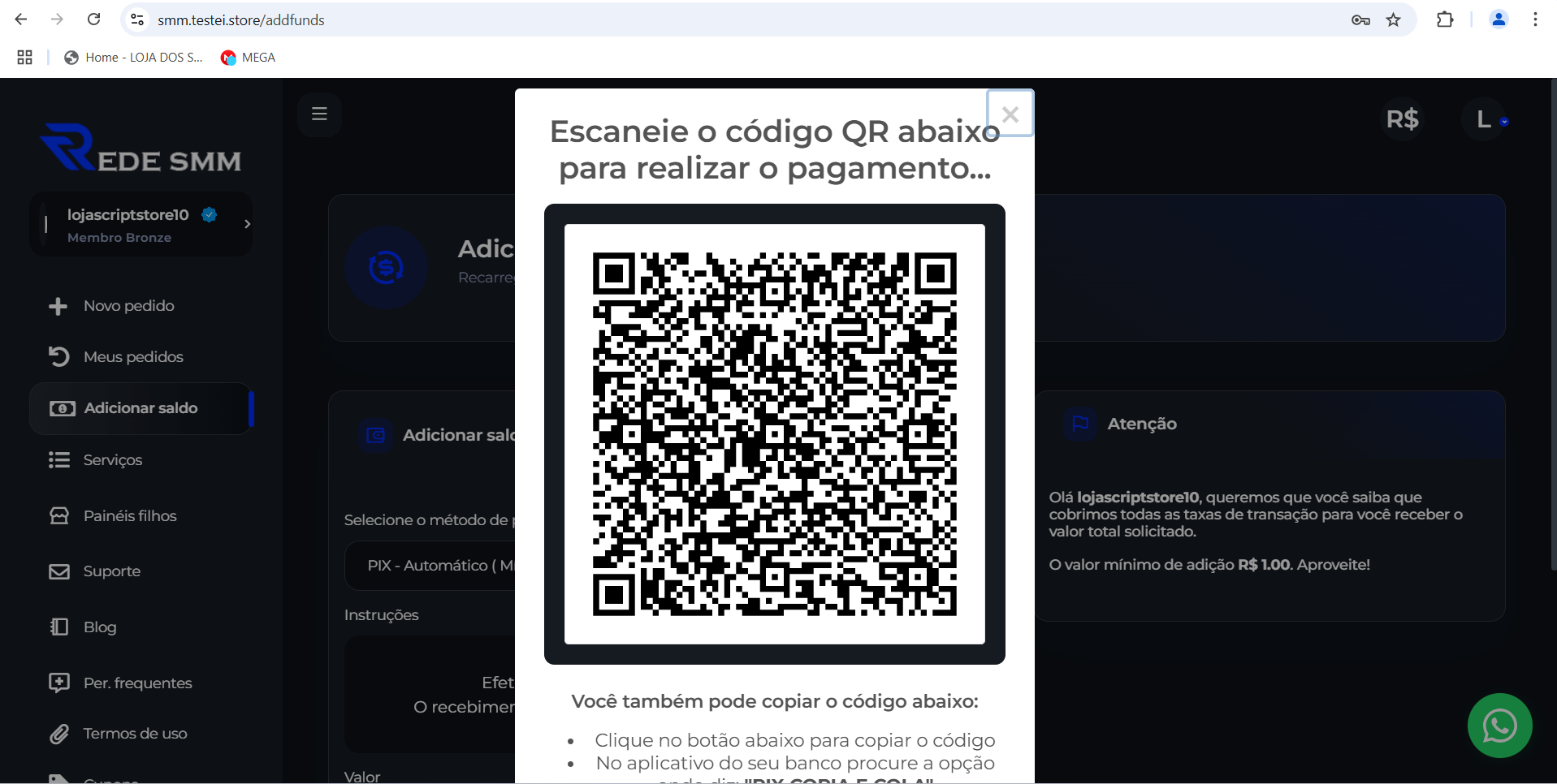 SCRIPT PAINEL SMM - 100% FUNCIONANDO - Loja Scriptstore